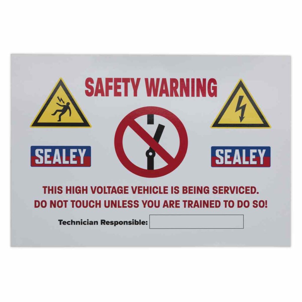 Hybrid/Electric Vehicle Warning Sign – Wolds Engineering Services