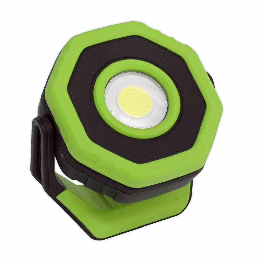 Rechargeable Pocket Floodlight with Magnet 360? 7W COB LED – Green ...